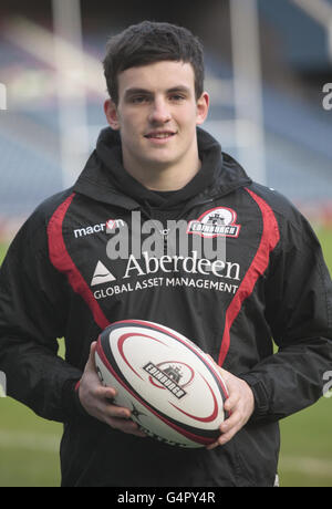 Edinburgh Matt Scott during the Heineken Cup match at Murrayfield ...