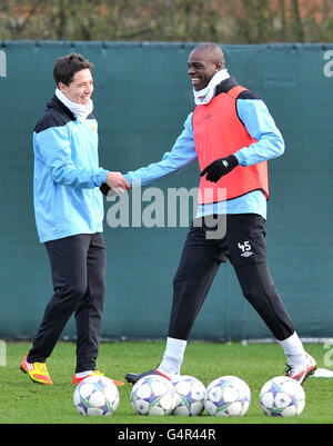 Mario Balotelli during a press conference as he is unveiled as a new ...