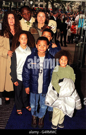 Chris Eubank and his wife Karron arrive for the premiere of Steven ...