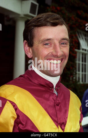 National Hunt Jockey, Mark Richards Stock Photo - Alamy