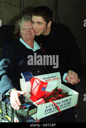 boy band Westlife help launch the start of the 1999 Poppy Appeal at the ...