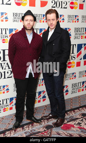 Chase and Status arriving for The BRIT Awards 2025 at London's O2 Arena ...