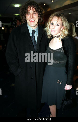 Actor and comedian Alan Davies with his girlfriend Children's BBC TV ...