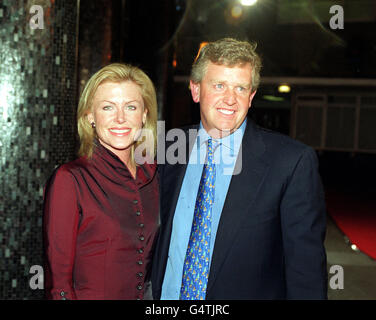 Golfer Colin Montgomerie and his wife Elmear arrive at the Dunhill ...