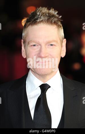 Kenneth Branagh arriving at the Critics Circle Film Awards 2016, the ...