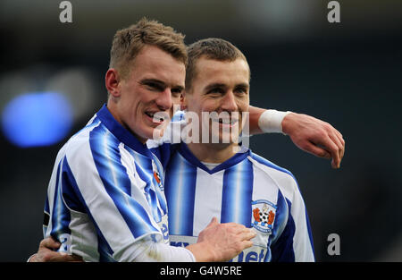 Kilmarnock's Dean Shiels celebrates scoring the winning goal during the ...