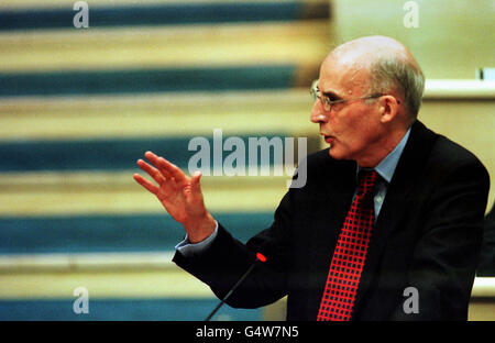 Health Minister Sam Galbraith makes a statement on Section 28 in the ...