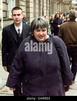 Primrose Shipman, the wife of Dr Harold Shipman, arrives at Preston ...