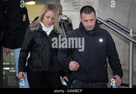 The parents of Nikitta Grender, Paul Brunnock and Marcia Grender, leave ...