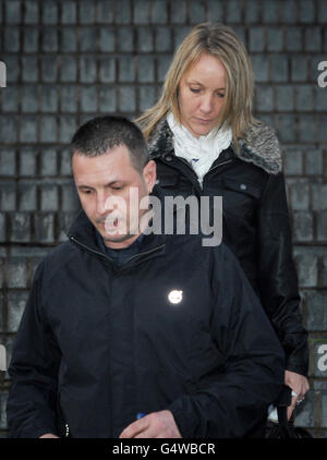 The parents of Nikitta Grender, Paul Brunnock and Marcia Grender, leave ...