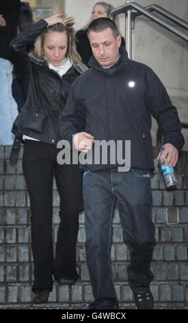 The parents of Nikitta Grender, Paul Brunnock and Marcia Grender, leave ...
