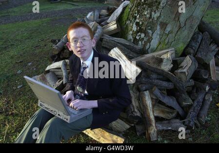 Welby McRoberts, a 15 year old schoolboy who is developing a computer ...