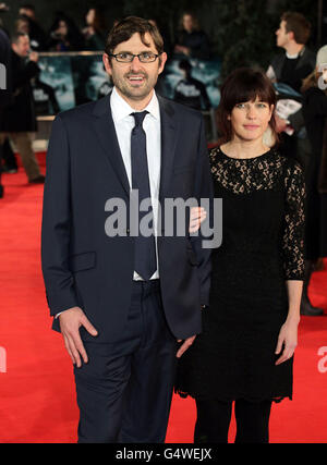 Louis Theroux and wife Nancy Strang attending the BBC Films 25th ...