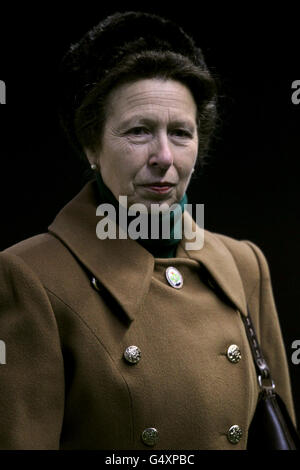 Princess Anne attends Rugby RBS 6 Nations Tournament , France vs ...