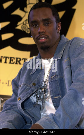 American rapper and producer Puff Daddy attends the 1999 MTV Europe ...