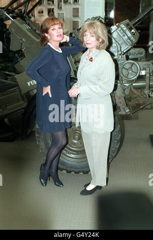 Actresses Stephanie Beacham, Alison Steadman and Edna Dore pose at a ...
