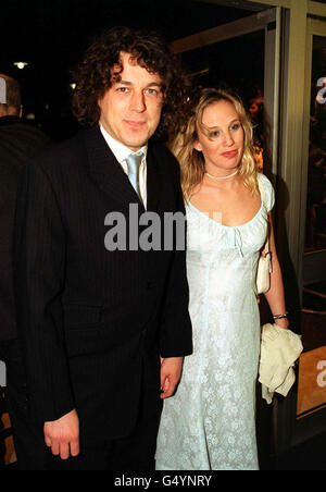 Actor and comedian Alan Davies with his girlfriend Children's BBC TV ...