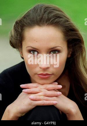 Britain's newest model, 20-year-old Jemma in London's Hyde Park, where ...