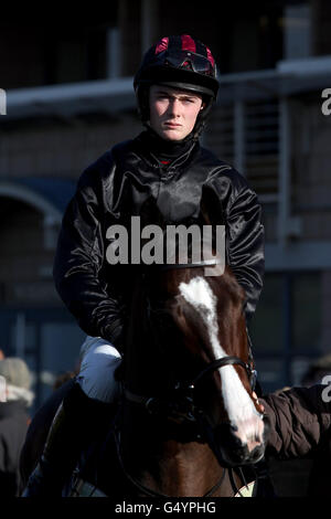 Jockey Jack Quinlan at Warwick Racecourse. Picture date: Wednesday ...