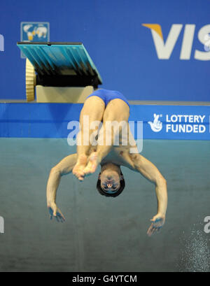 Great Britain's Christopher Mears in action in the Men's 3m Springboard ...
