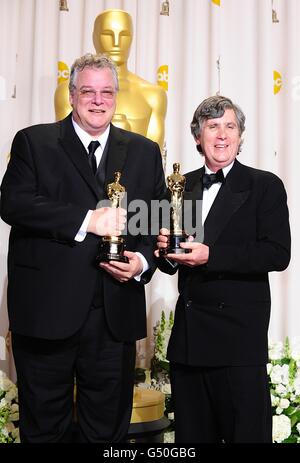 Tom Fleischman and John Midgley with the Achievement in Sound Mixing ...