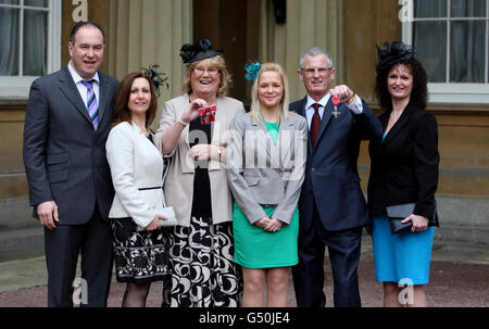 Patrica and John Bonthron with their Member of the British Empire (MBE ...