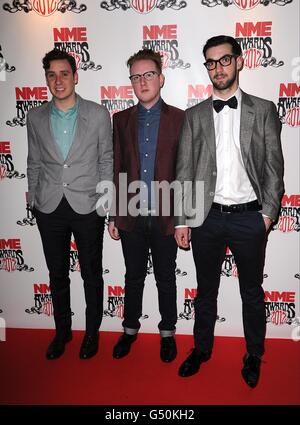 Alex Trimble from Two Door Cinema Club performs live on stage at ...