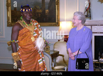 Otumfuo Osei Tutu II, the King of Ashanti , Ghana Stock Photo - Alamy