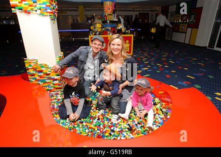 Jo Joyner with husband Neil Madden and children Freddie (2) and Edie (2 ...