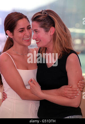 Summer Phoenix, left, and Emmanuelle Devos pictured at a photocall for ...