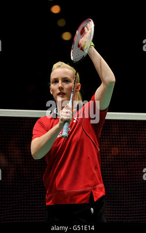Scotland's Imogen Bankier and Chris Adcock (England) during their 1st ...