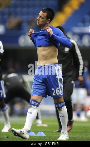 John Terry of Chelsea during the warm up - Chelsea v Brentford, FA Cup ...