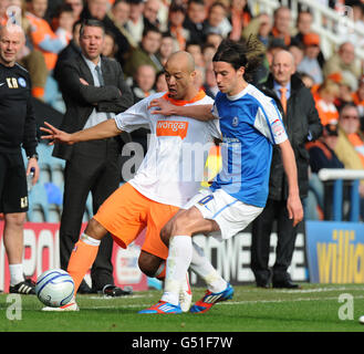 Peterborough United's George Boyd (left) and Coventry City's Zain ...