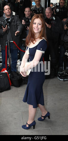 Amy Nuttall arriving Stock Photo - Alamy