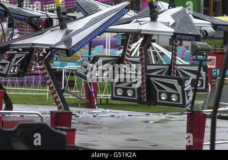 The funfair ride in Shepherd's Bush Green, London, which caused the ...