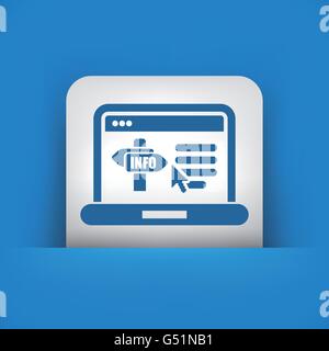 Information website page icon Stock Vector Image & Art - Alamy
