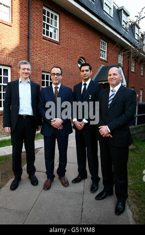The four doctors who treated footballer Fabrice Muamba (from the left ...