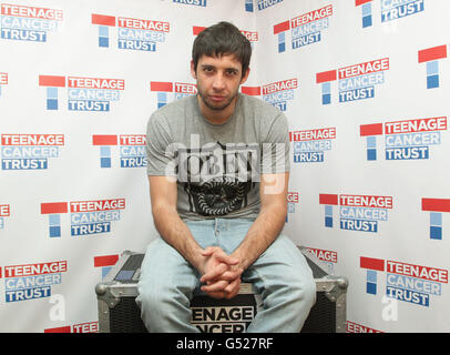 Elliot Gleave, better known as rapper Example, backstage during the ...