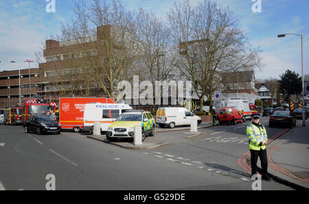 Explosion at Croydon Police Station Stock Photo: 106386829 - Alamy