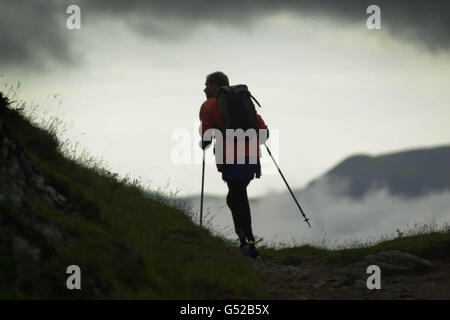 Jamie Andrew charity climb Stock Photo - Alamy
