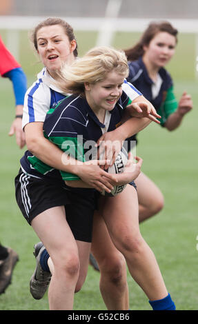 Pupils from Bell Baxter High School and Nicolson Institute during the ...