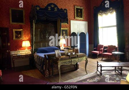 State bedroom Althorp House Stock Photo - Alamy