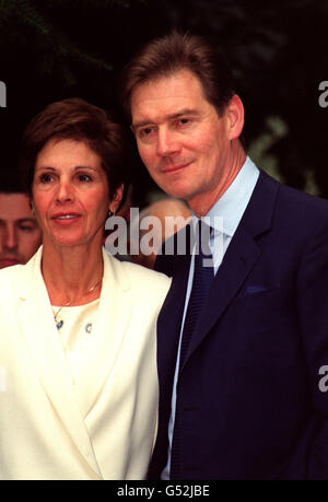ACTOR ANTHONY ANDREWS AND WIFE GEORGINA ATTENDING DAVID FROST'S SUMMER ...