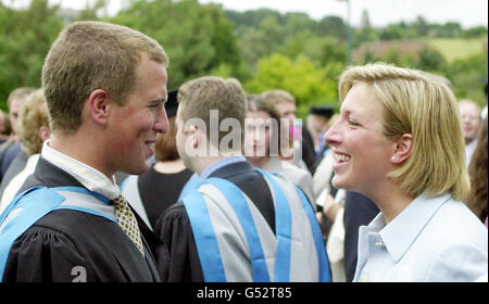 Peter Phillips graduation Elizabeth Stock Photo - Alamy