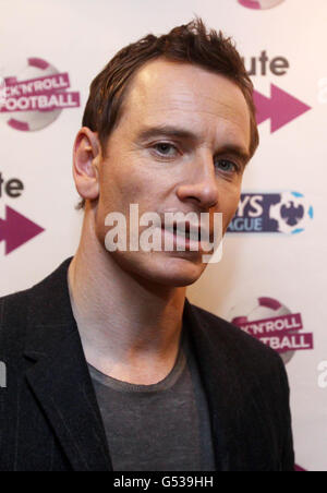 Fassbender visits Absolute Radio. Michael Fassbender meets DJ Andy Bush ...