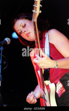 Corin Tucker of American band Sleater-Kinney on the BBC Radio One ...