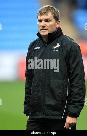 Coventry City assistant manager Joe Edwards before the Emirates FA Cup ...