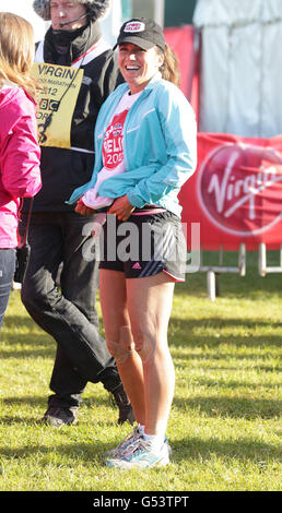 Susanna Reid at the Virgin London Marathon Finish on 21/04/2013 at The ...