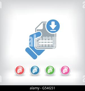 Download document link Stock Vector Image & Art - Alamy