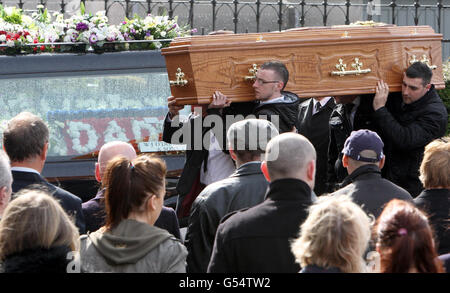The remains of Owen McKeown, 21, from Dunclug estate, Ballymena, are ...